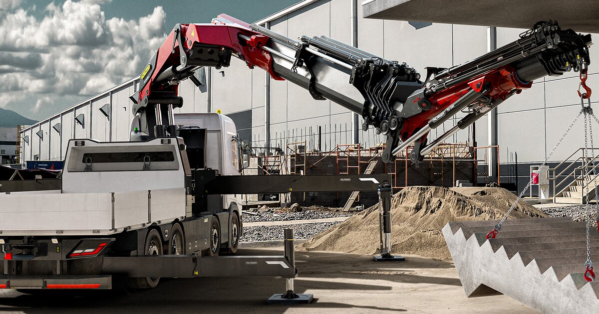 Crane Tool - Tiltable Crane Fork | PALFINGER